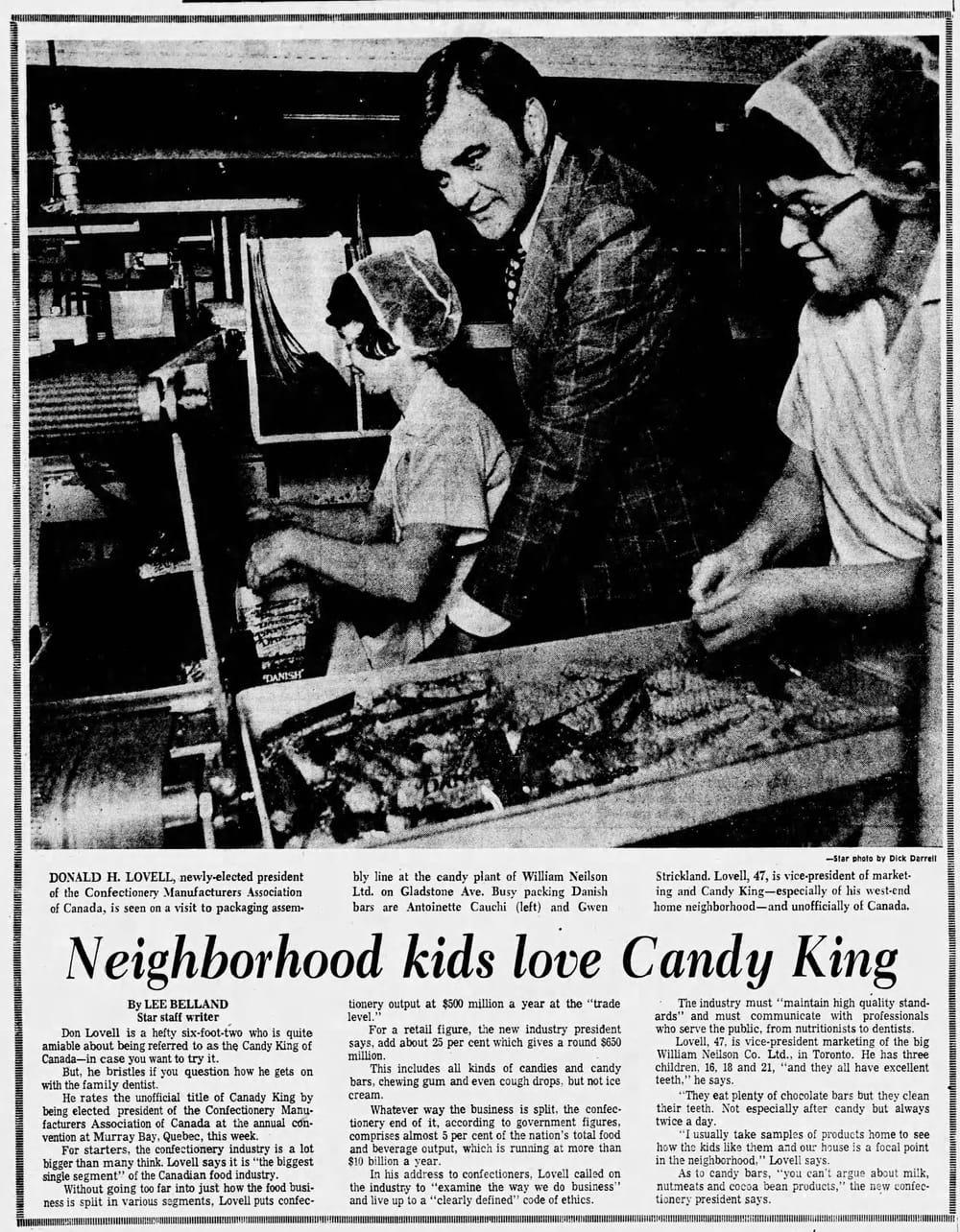 William Neilson Limited, Toronto