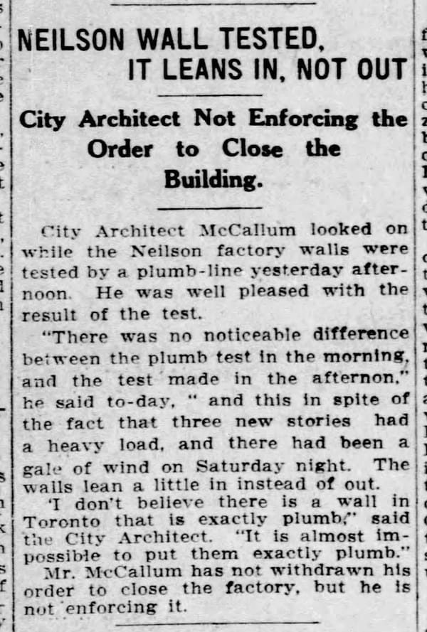 William Neilson Limited, Toronto